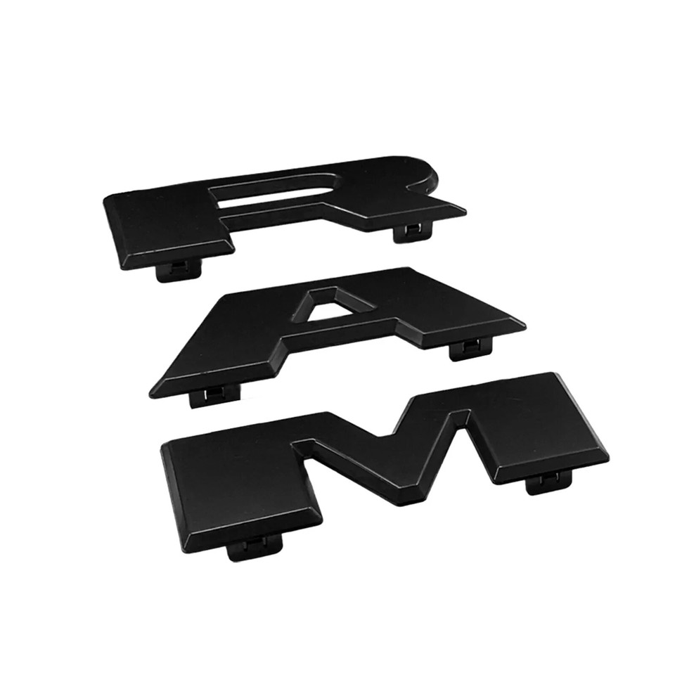 OEM Black RAM Grille Emblem Letters For 19-23 Ram 1500 2500 3500 ...