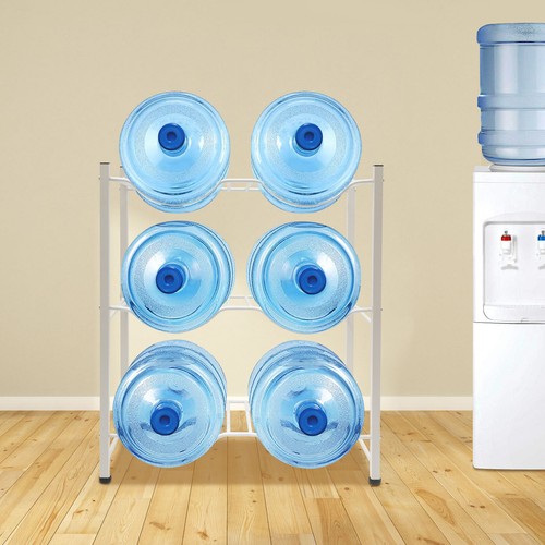 5 Gallon 3 Tiers Water Bottle Storage Rack Water Cooler Jug Stand ...