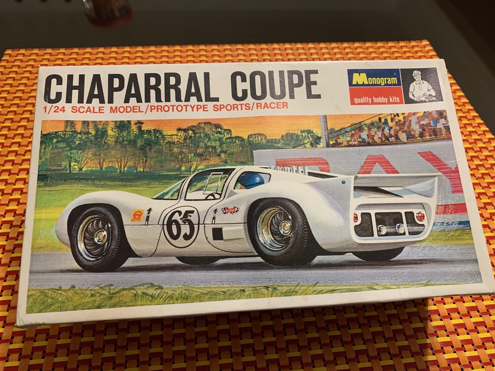 1/24 Monogram PC142 Chaparral 2D Prototype model kit & slot car body ...