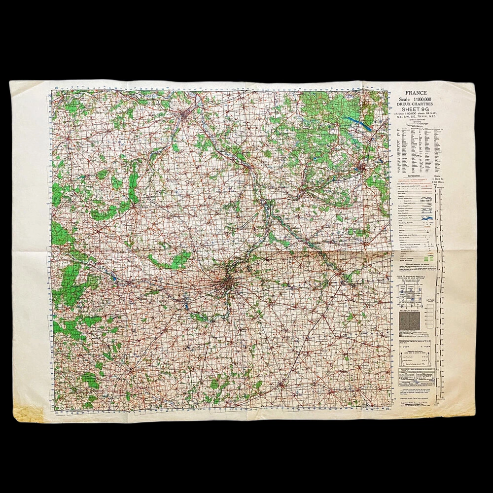 German Wwii Map Of Normandy