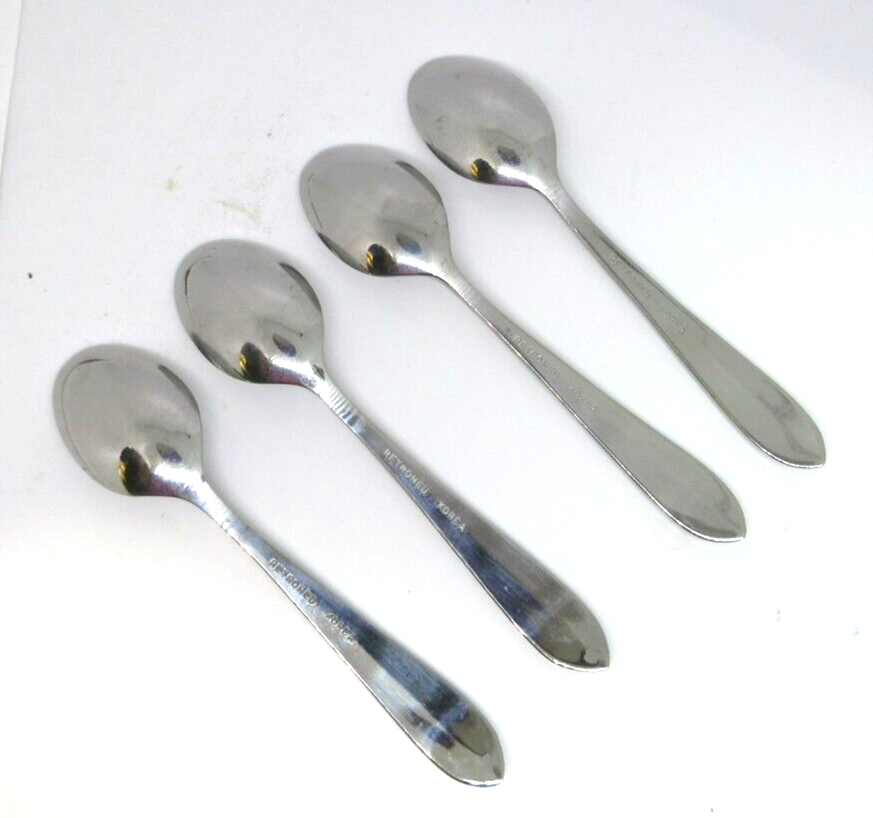 Retroneu KENT *1 Demitasse Spoon(s)* 4 3/8" Glossy Stainless Flatware ...