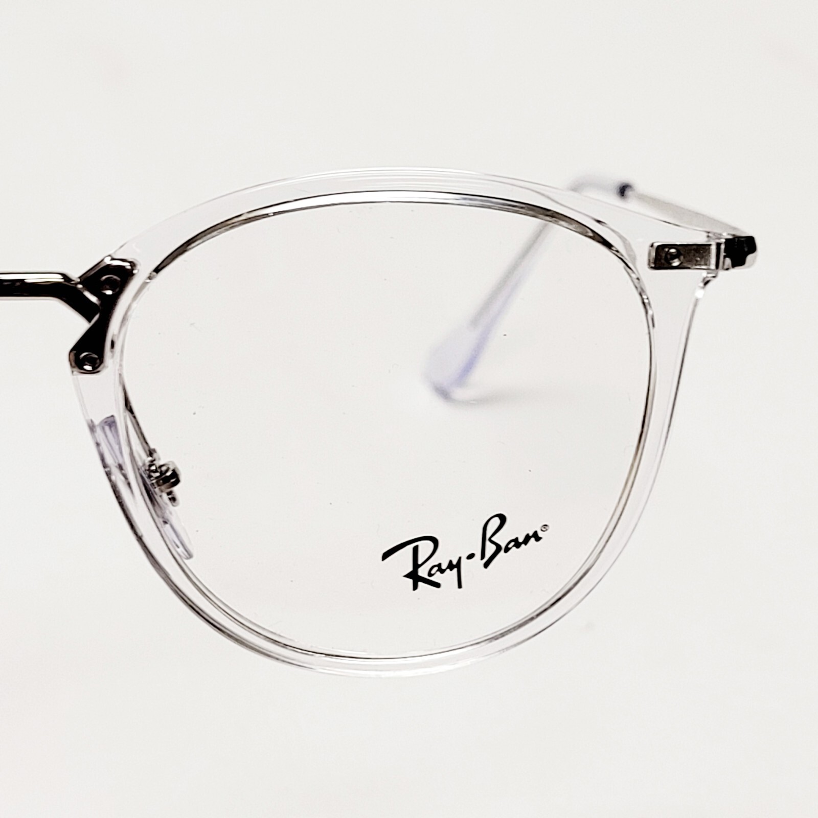 Ray Ban RB7140 Eyeglass Frames Round Phantos Eyewear Transparent 49-20 ...