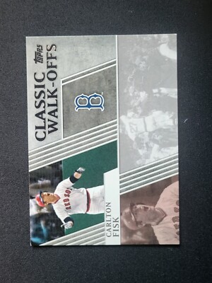 2012 Topps #CW-2 Carlton Fisk Classic Walk-Offs Boston Red Sox | eBay