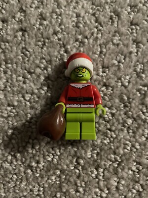 NEW LEGO The Grinch minifigure - Santa Christmas Made Of Genuine LEGO ...