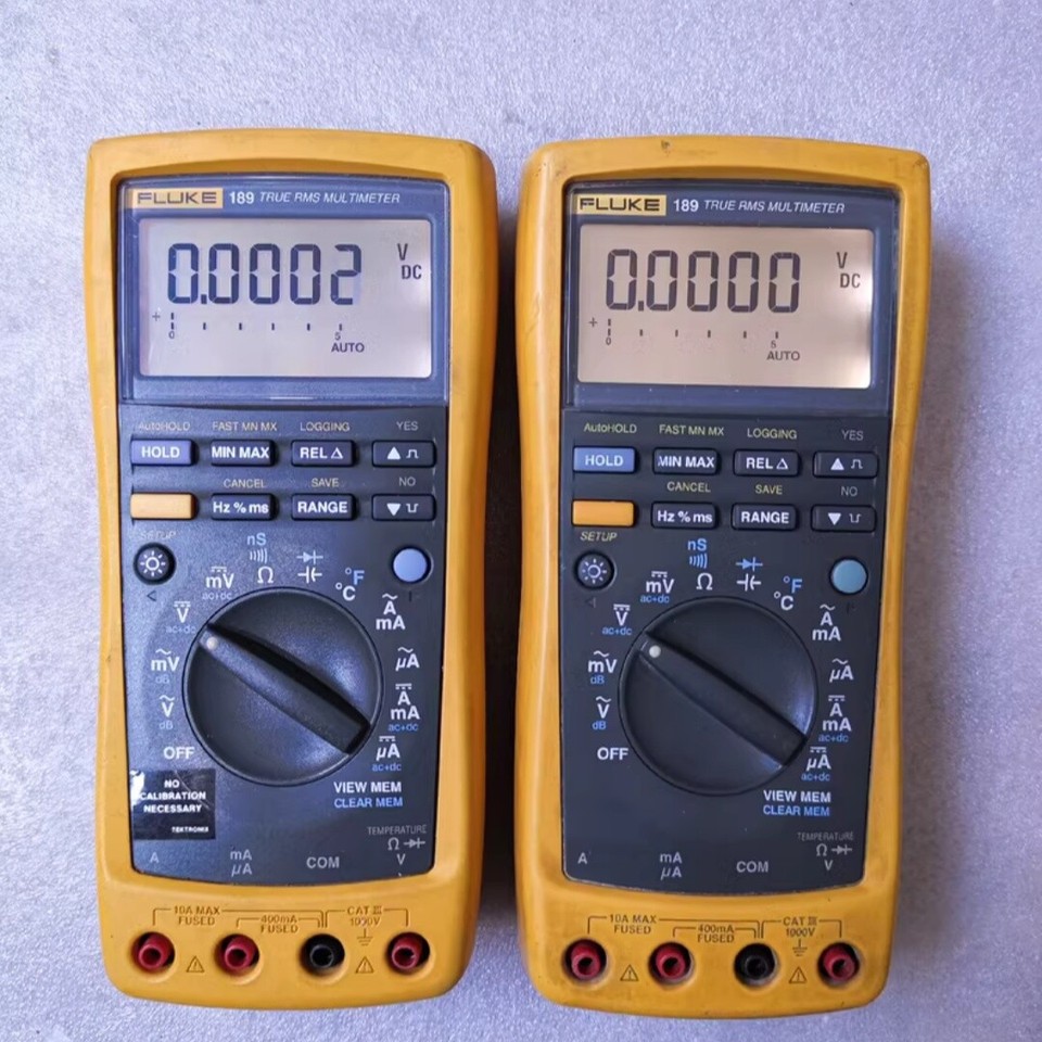 Free delivery Fluke 189 Multimeter Sale of used 187,89 IV, 287 ...