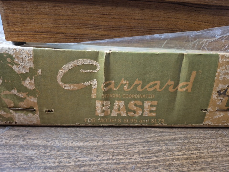 Garrard Turntable Base Model B-2 - Wood Base Models Sl95 And Sl75 | eBay