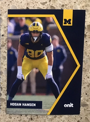 2025 Onit Michigan Wolverines Football B-32 Hogan Hansen FREE Shipping ...