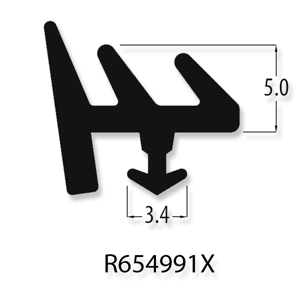 uPVC Window & Door E-Gasket Double Glazing Black Rubber Repair Seal PVC ...