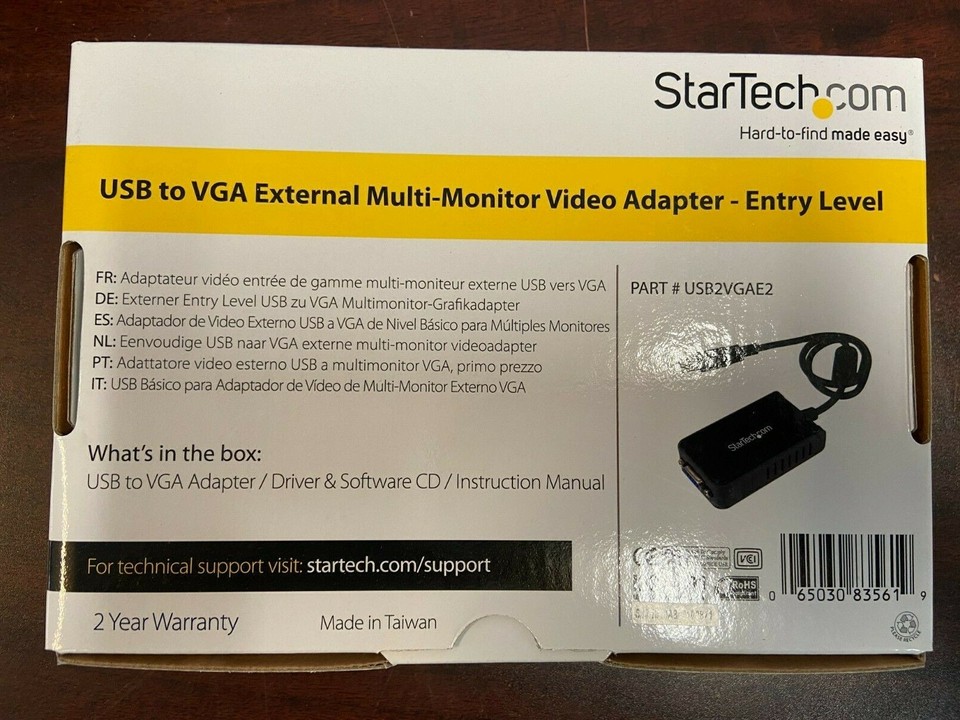 USB to VGA External Multi-Monitor Video Adapter USB2VGAE2 New | eBay