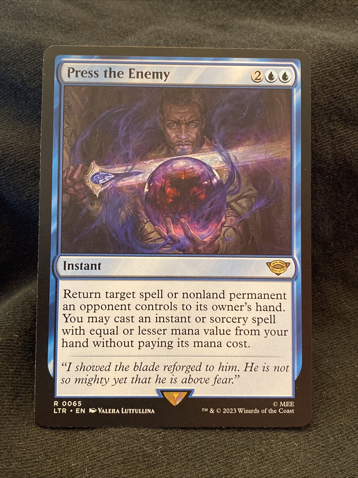 Press The Enemy 0065 Rare The Lord Of The Rings Tales Of Middle-Earth Magic Card | eBay