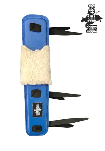 Bull Rope Pad - Leather & Sheep Wool - EPT Bull Ropes - Blue | eBay