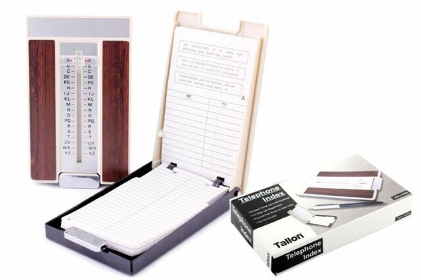Flip Open Telephone Address Index Book Holds 400 Numbers Tallon for ...
