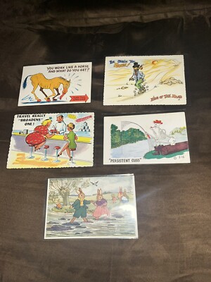Vintage Comic Cartoon Postcards Lot 5 | eBay