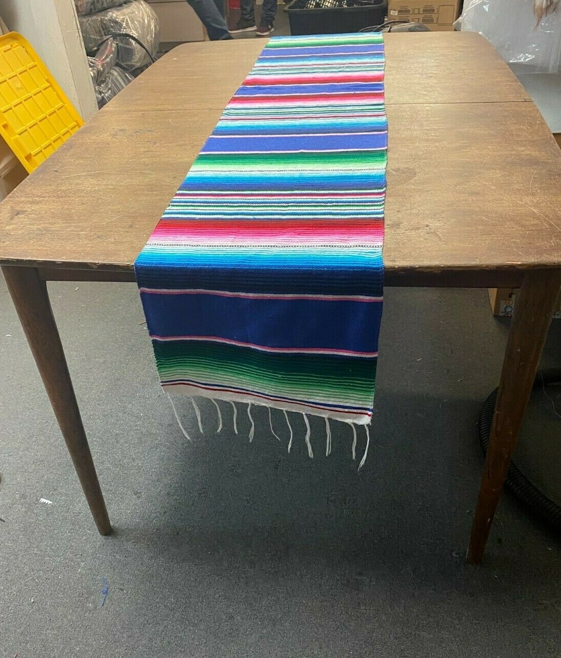Mexican Sarape Table Runner 81"X14" 1st quality XLARGE ,Saltillo ...