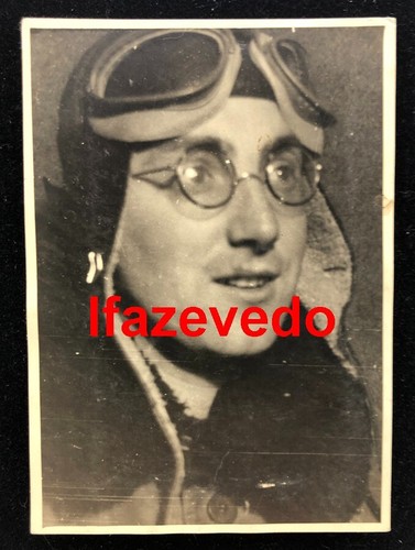 WW2 GERMAN LUFTWAFFE AVIATOR PHOTO PILOT AVIATION HELMET & GOGGLES ...