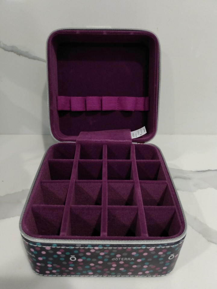 Brand New Doterra Holiday Purple Polka Dot Storage Case Convention 2016 ...