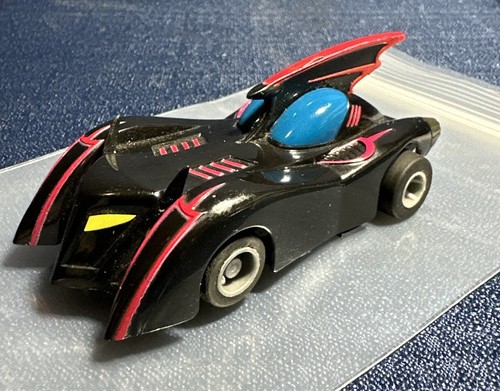 TYCO BATMAN BATMOBILE GOTHAM CITY RACEWAY SET ONLY SLOT CAR VERY NICE ...