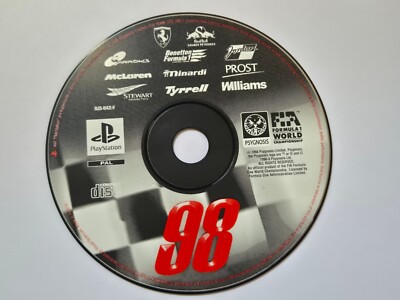 Jeu Sony Playstation 1 Formula One 98 F1 98 PS1 CD Seul PAL Testé | eBay