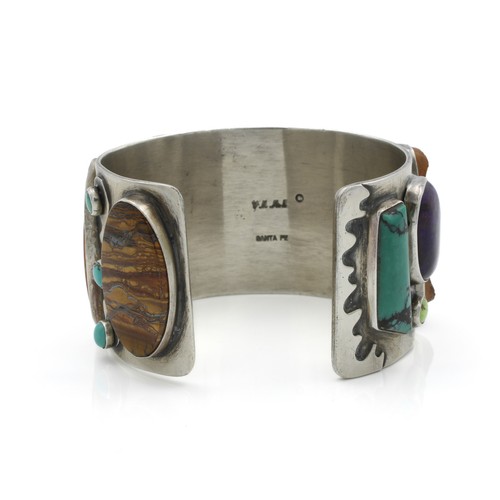 Victoria Maase Stoll Sterling Silver Turquoise Agate Southwest Bracelet ...