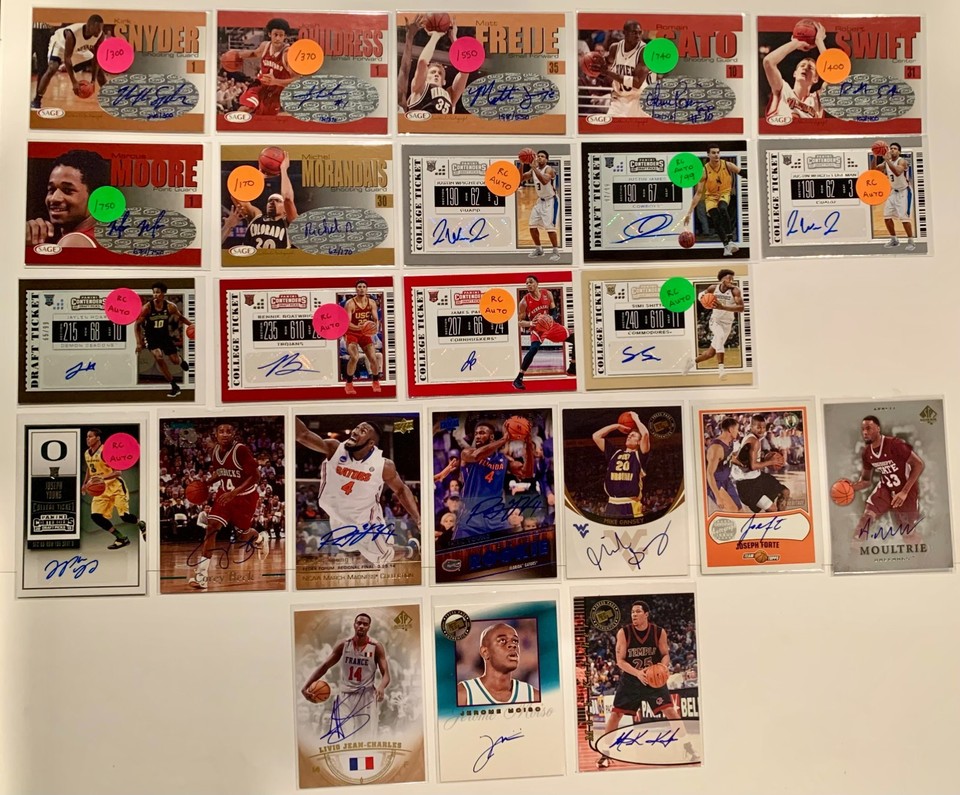 HUGE BASKETBALL CARD COLLECTION LOT ROOKIES STARS PATCH #ED!! JORDAN ...