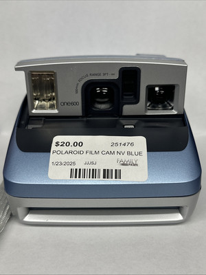 Polaroid One600 Folding Instant Camera Blue | eBay