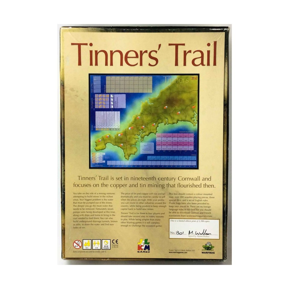 Treefrog Line War Game Tinners' Trail (1st Ed) Box Fair/EX | eBay