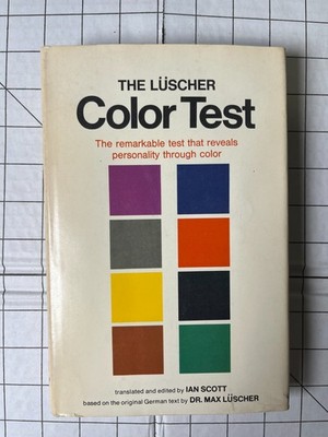 The Luscher Color Test 1st Edition 1st Printing 1969 with Color Cards ...
