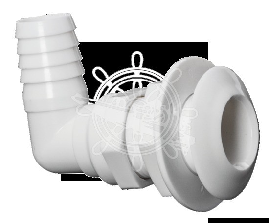 Osculati 90 degree seacock white plastic 1" x 19 mm | eBay