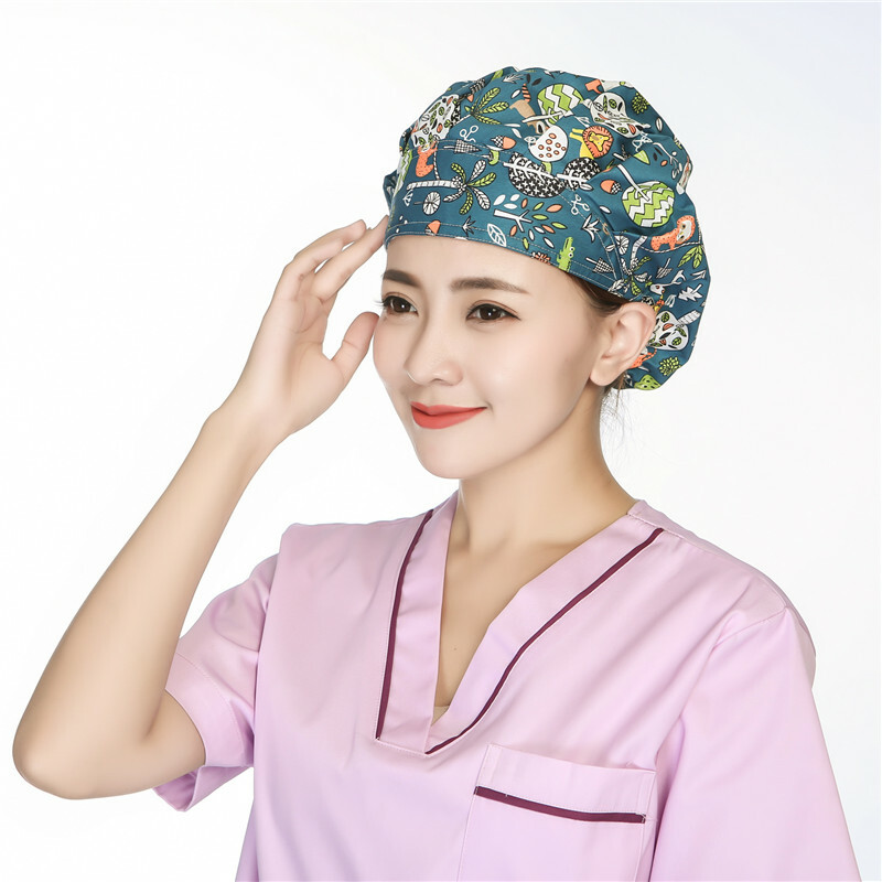 Scrub Cap Doctor Nurse Hat Surgery Medical Surgical Cap Work ...