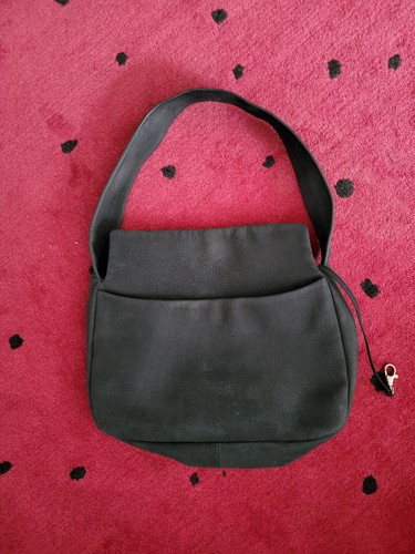 Original: BREE Schultertasche. Robustes, weiches Leder, anthrazit | eBay.de