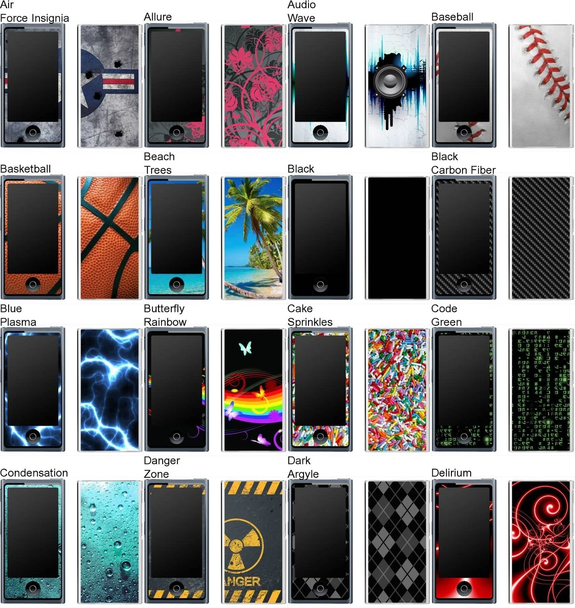 Ipod Nano 7th Generation Skins
