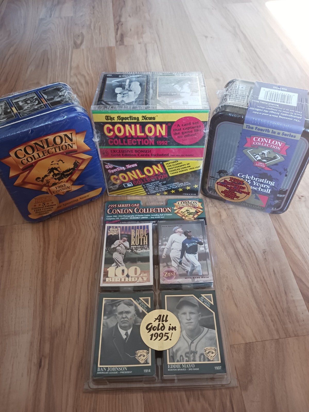 1991-95 FACTORY SETS Conlon TSN Complete set Run Lot | eBay