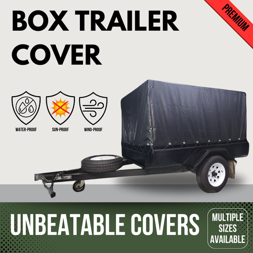 Box Trailer Cover 8x5x2 - Heavy Duty, Waterproof, High Quality and ...