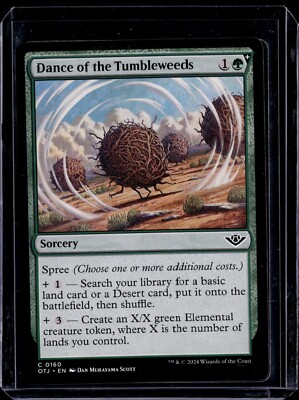 Dance Of The Tumbleweeds - 160 - OTJ - NM - MTG - Magic the Gathering ...