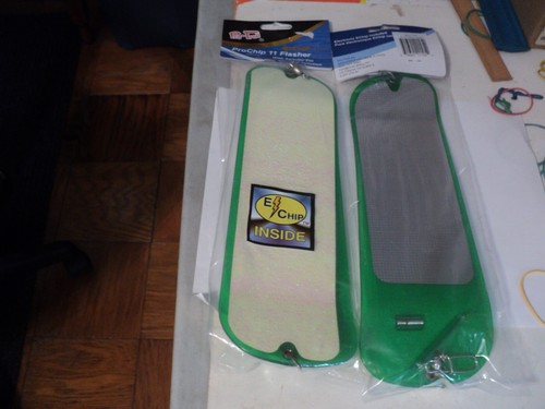 2 - PRO TROLL 11" FLASHERS/E CHIP (FIN FL GLOW GREEN) NIP | eBay
