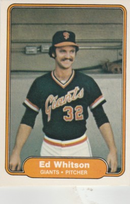 FREE SHIPPING-MINT-1982 Fleer San Francisco Giants Baseball Card #402 ...