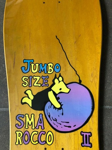 SMA Steve Rocco II Jumbo Reissue Skateboard Deck Blue Stain World ...