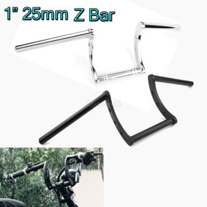 Guidon Z-Bar Moto 25mm 1'' handlebar Bike pour Honda Yamaha Suzuki ...