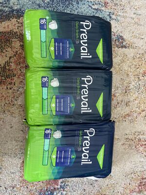 Prevail Adult Small Daily Brief 16 Count 20"-31" Pull Up Diapers 3 ...