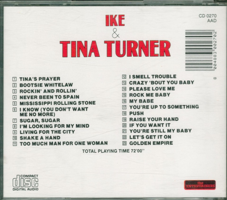 Ike & Tina Turner ‎– Tina's Prayer / CD 1988 NM/VG+ | eBay