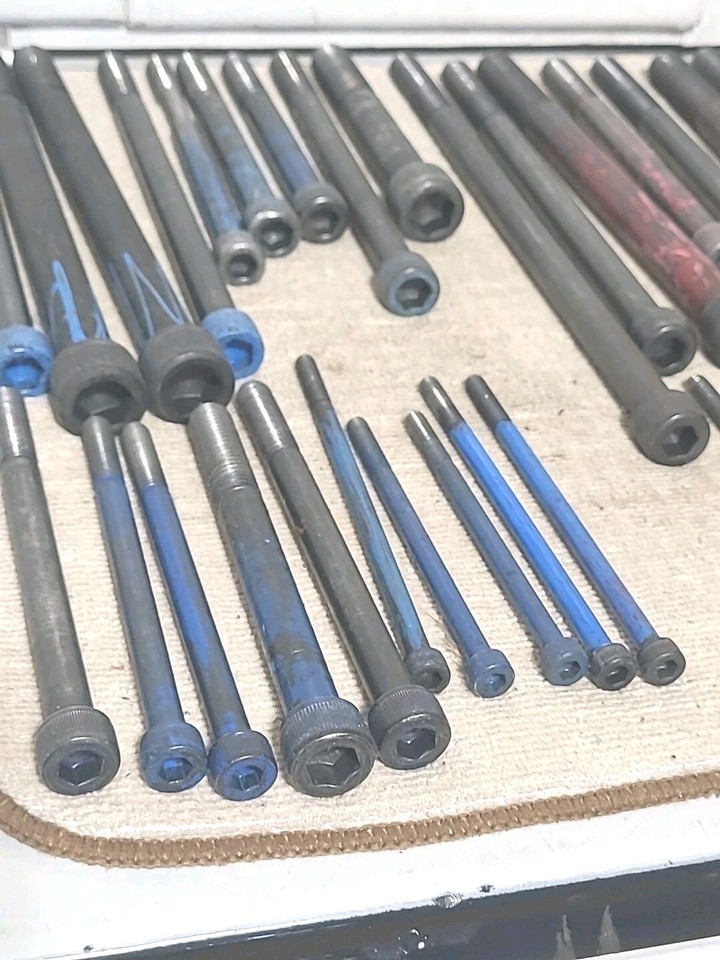 Machinist Tool Box Clean Out Metric & Sae Hex Drive Jack Screws Bolts ...