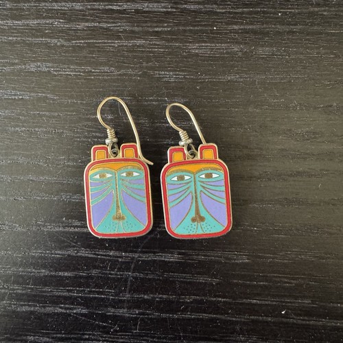 Vintage Laurel Burch Toshio Cat Earrings Signed | eBay
