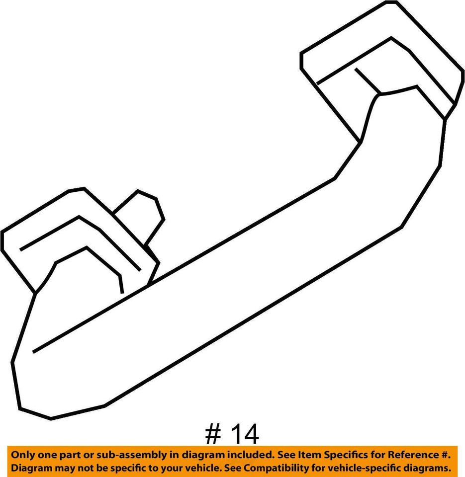 GM OEM 10-20 Escalade ESV Roof Interior Trim-Grip Handle 13488276 | eBay