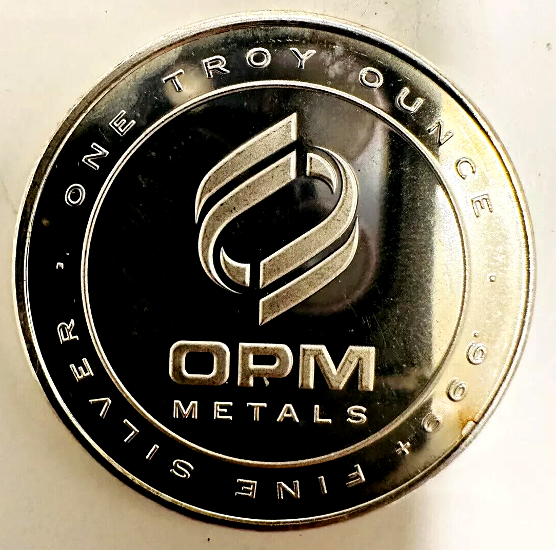 OPM SILVER ROUND 1 TROY OZ. .999 FINE---MADE IN THE U.S.A. Coin | eBay