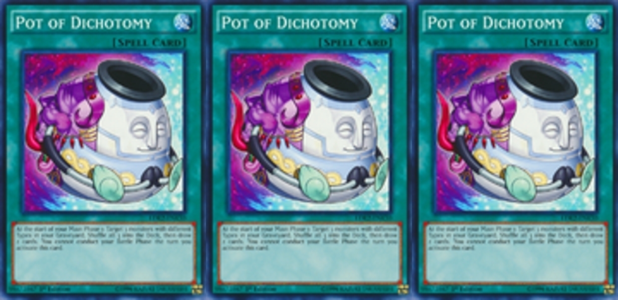 Pot of Dichotomy 1st X 3 YUGIOH LDK2-ENK30 Normal Spell Card | eBay