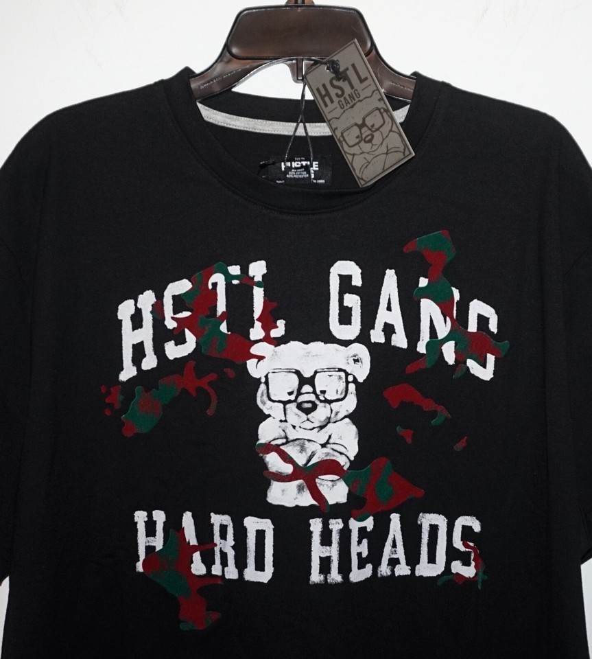 Hustle Gang Mens Graphic T-Shirt Black 3XL Hard Heads NWT | eBay