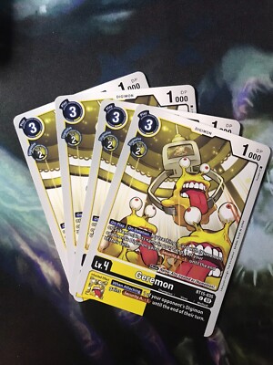 4x Geremon BT15-035 Exceed Apocalypse Common Digimon CCG NM | eBay
