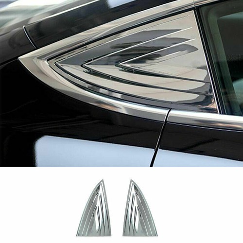 Chrome Side Window Louver Shutter Cover Trim decor For Tesla Model 3 ...