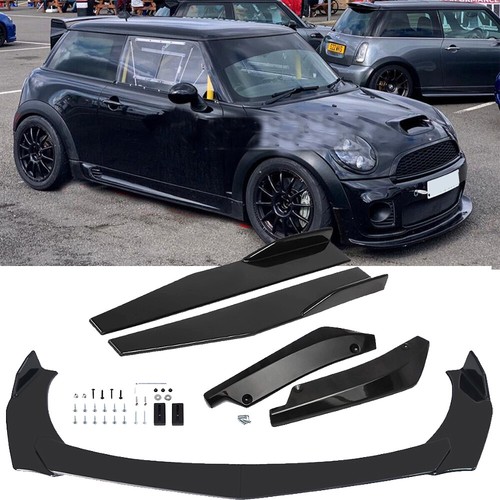 For MINI Cooper R53 R55 R56 F56 Front Bumper Lip Splitter Side Skirts ...