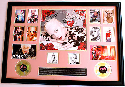 New Pink Signed Oversized Limited Edition Memorabilia Framed | eBay ...